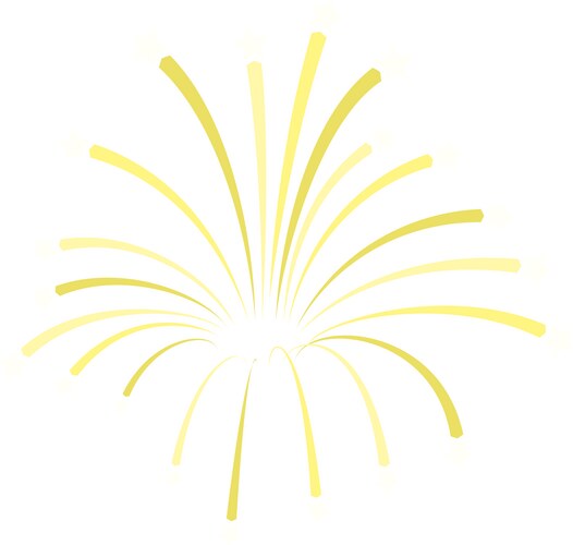 Fireworks simple element Royalty Free Vector Image