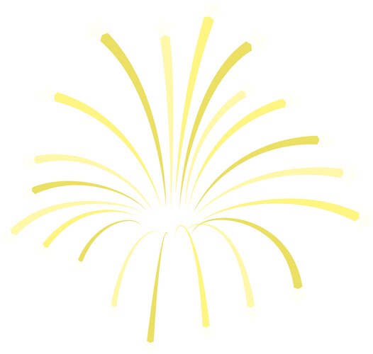 Fireworks simple element Royalty Free Vector Image
