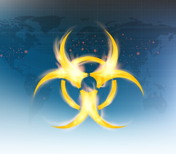 Biohazard sign Royalty Free Vector Image - VectorStock
