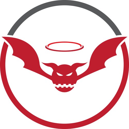 Devil logo Royalty Free Vector Image - VectorStock