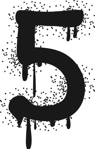 Graffiti Numbers Vector Images (over 3,900)