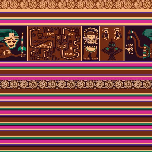 Two peruvian llamas Royalty Free Vector Image - VectorStock