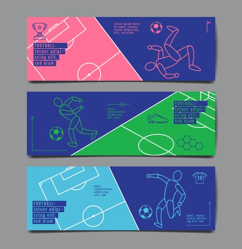 Template sport layout design flat single Vector Image