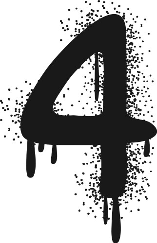 Graffiti Numbers Vector Images (over 3,900)