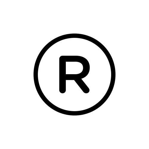 Logo registered trademark Vector Images & Graphics for Commercial Use ...