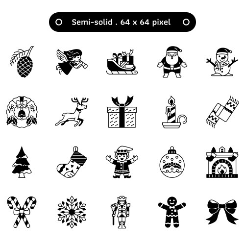Christmas Things Vector Images (over 960)