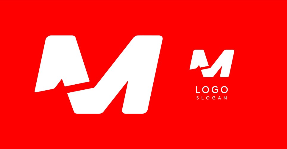 Letter m with racing Vector Images & Graphics for Commercial Use ...