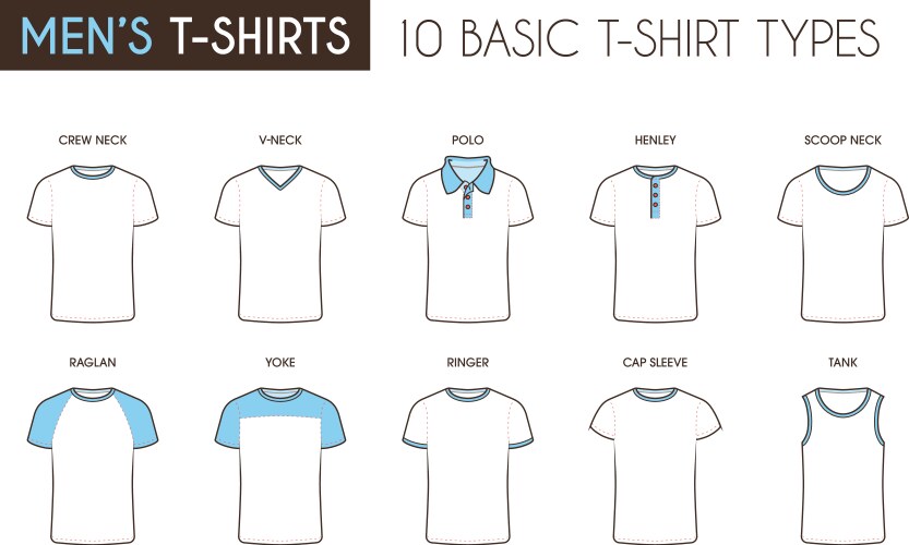 Collar T-Shirt Template Vector Images (over 2,200)