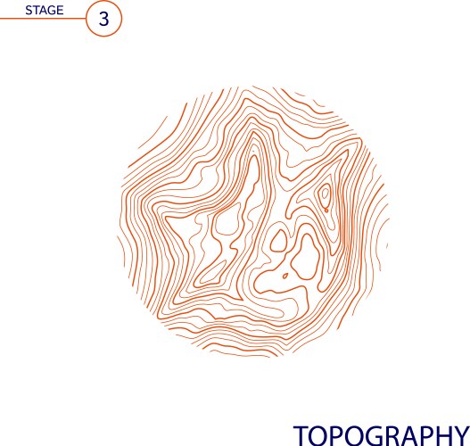 Topography map Royalty Free Vector Image - VectorStock