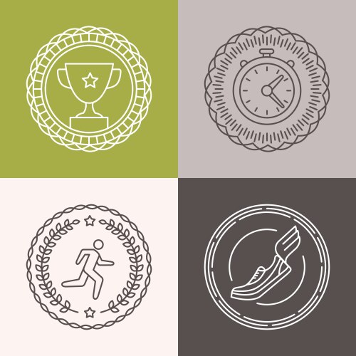 Running Shoe Badges Vector Images (over 210)
