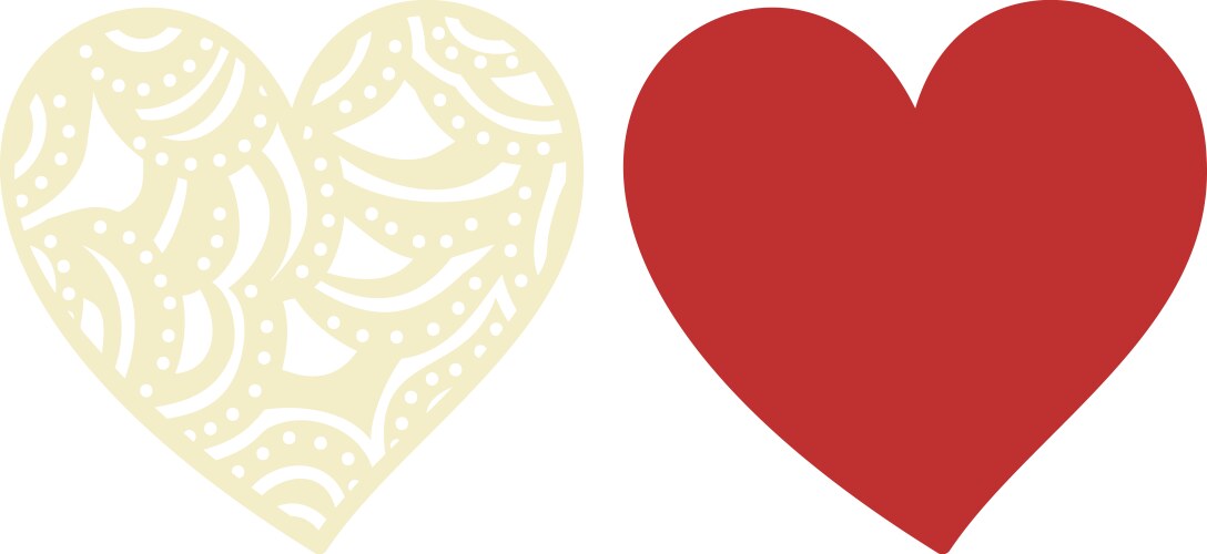 Laser Cut Heart Vector Images (over 850)