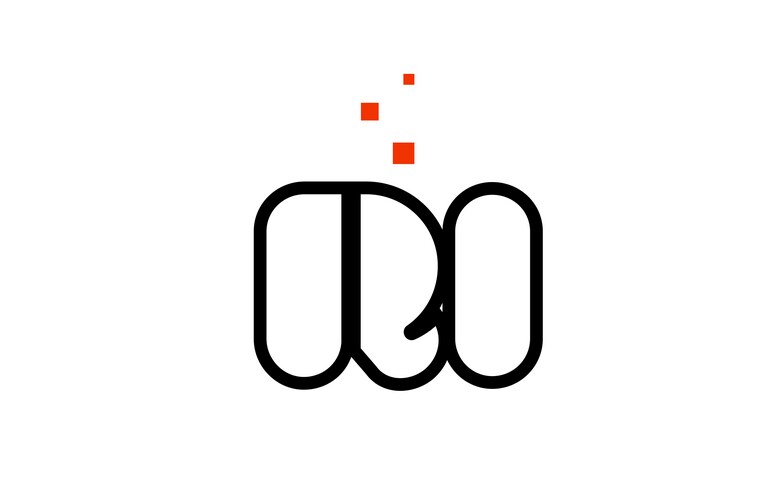 R red dot alphabet letter in black and white – Royalty-Free Vector ...