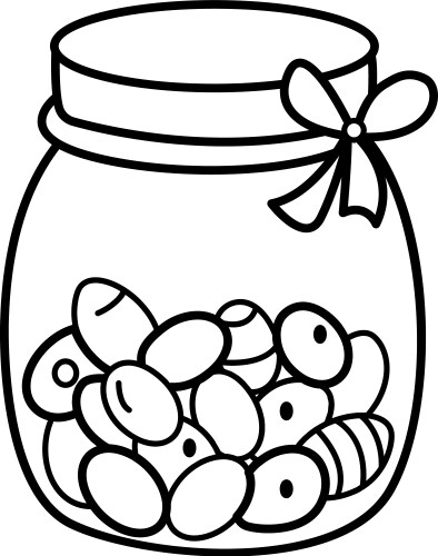 Candy Jar Drawing Vector Images (over 660)