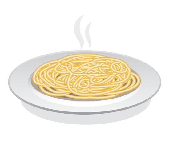 Italian spaghetti Royalty Free Vector Image - VectorStock