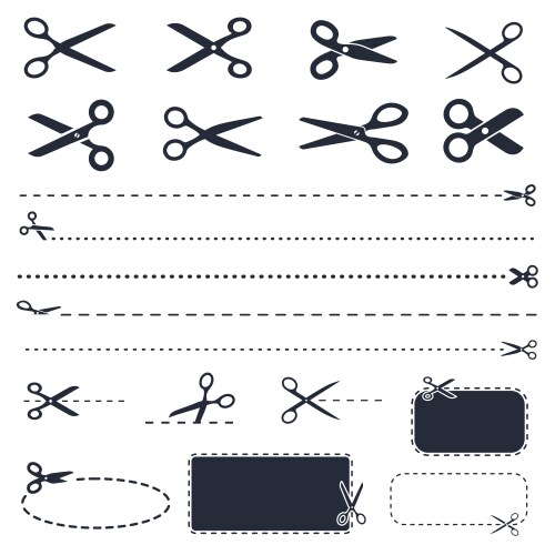 Scissors Black and White Vector Images (over 13,000)