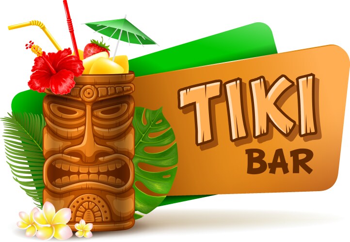 Tiki bar Royalty Free Vector Image - VectorStock