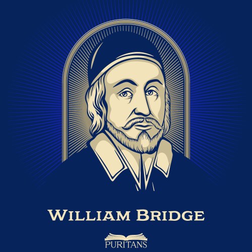 Great puritans thomas brooks Royalty Free Vector Image