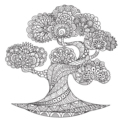Mandala Tree Vector Images (over 1,200)
