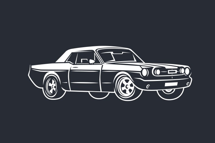 Car street racing Royalty Free Vector Image - VectorStock