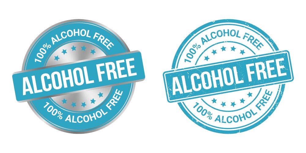 Ethyl alcohol product label Royalty Free Vector Image