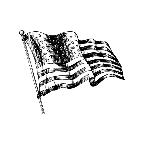 American Flag Sketch Vector Images (over 2,600)