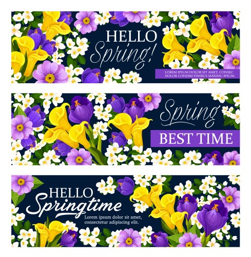 Spring holiday festival invitation card Royalty Free Vector