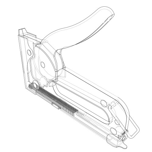 Convolution drawing construction plan Royalty Free Vector