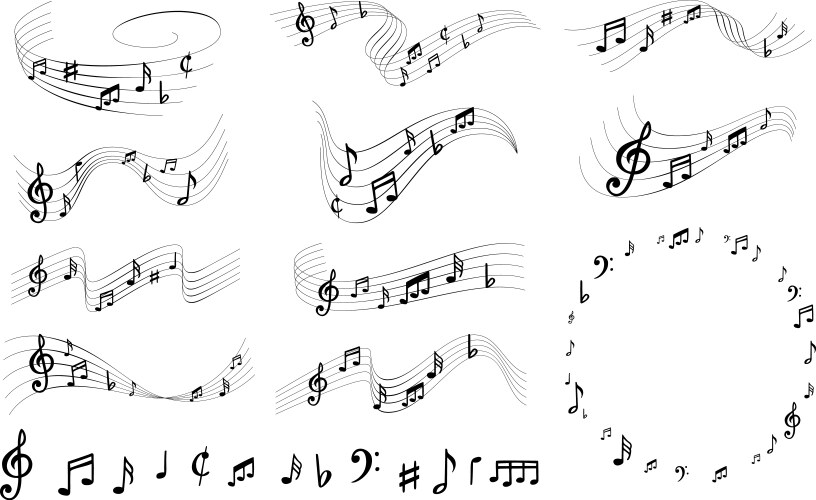Sheet Music Vector Images (over 18,000)