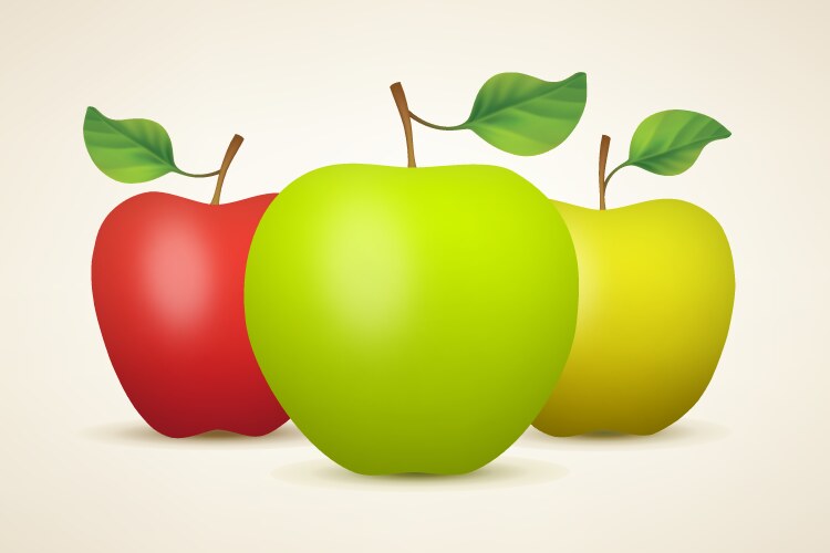 Abstract rainbow pear Royalty Free Vector Image