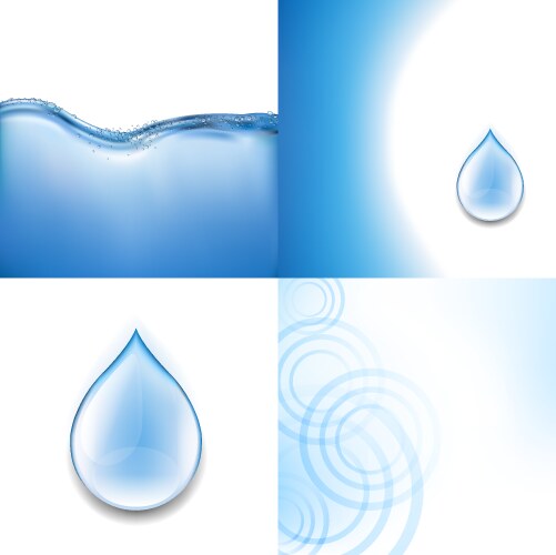 Water surface Royalty Free Vector Image - VectorStock