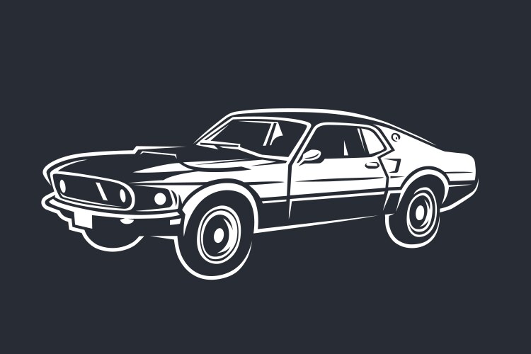 Bmw e34 Royalty Free Vector Image - VectorStock