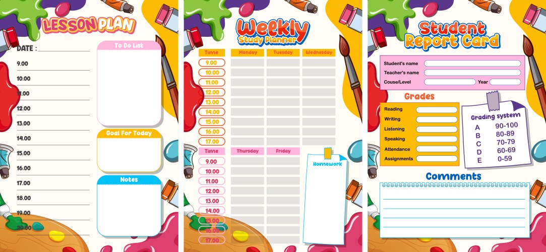 Study Plan Vector Images (over 15,000)