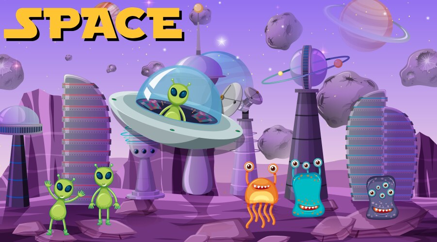 Space Scene Vector Images (over 47,000)