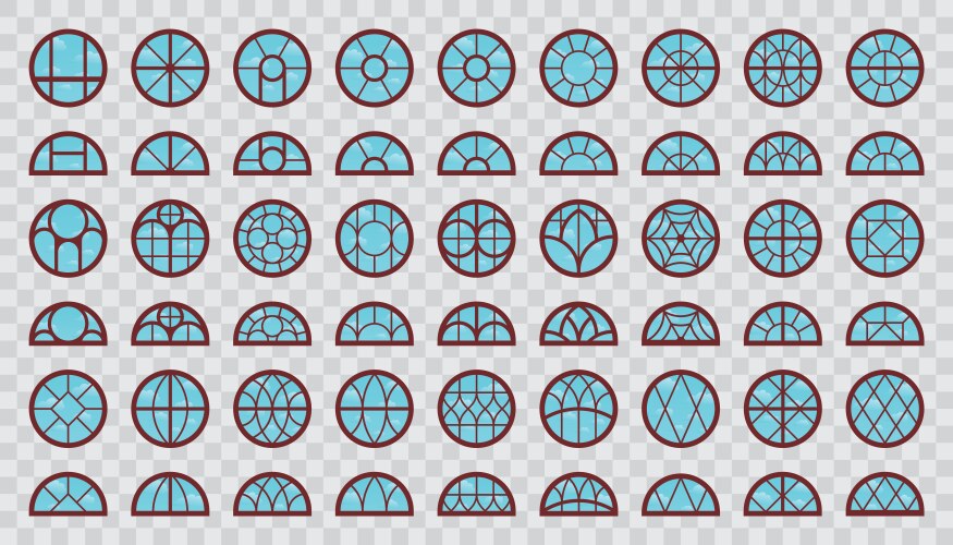 Round Transparent Window Frame Vector Images (over 360)