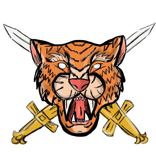 Rose and Sword Tattoo Vector Images (over 680)