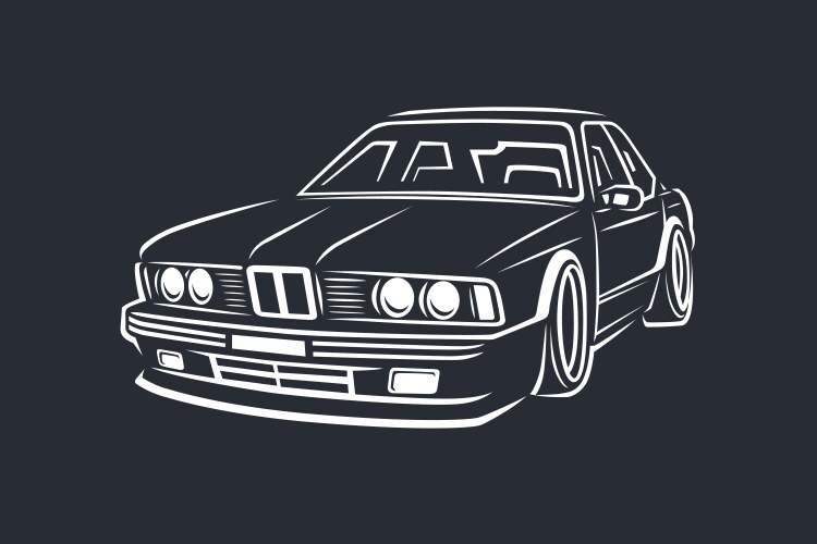 Car street racing Royalty Free Vector Image - VectorStock