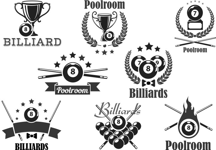 Billiards Logo Billiard Vector Images (over 2,500)