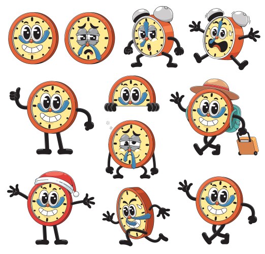 Cartoon Clock Vector Images (over 43,000)