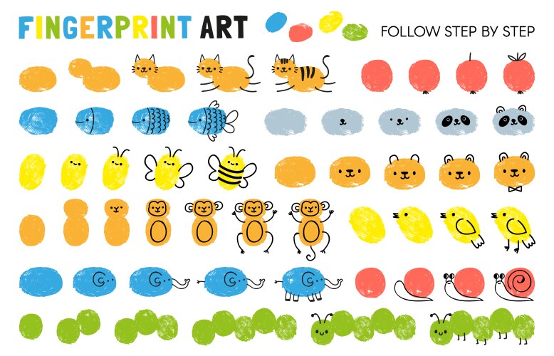 Cat Fingerprint Vector Images (over 170)