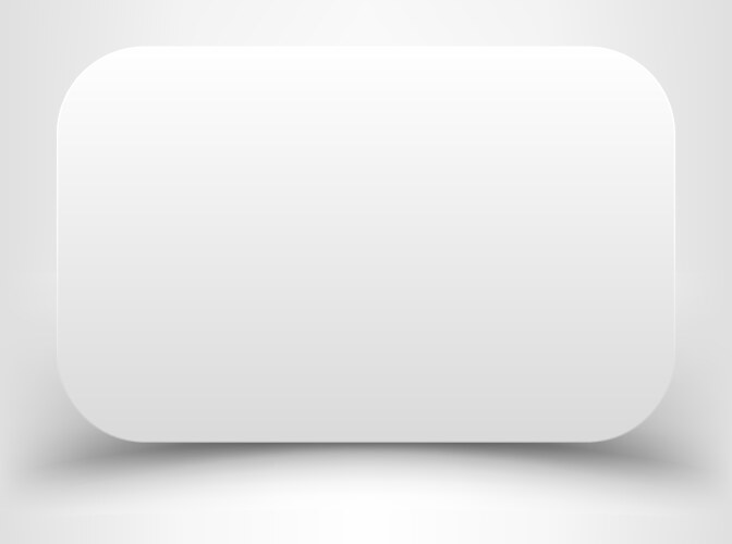 Blank white rectangle paper Royalty Free Vector Image