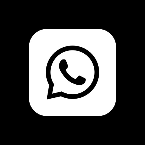 Whatsapp logo app icon editable svg png – Royalty-Free Vector | VectorStock