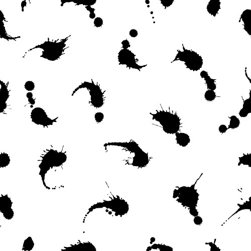 Seamless monochrome pattern with stars abstract Vector Image