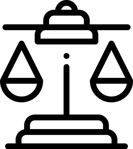 Asana icon thin linear style design isolated on Vector Image