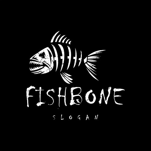 Logo Fish Skeleton Vector Images (over 1,300)