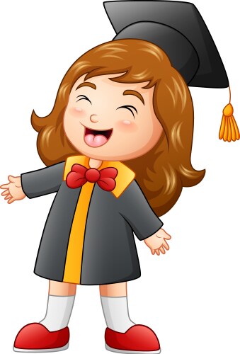 Graduation girl Vector Images & Graphics for Commercial Use | VectorStock