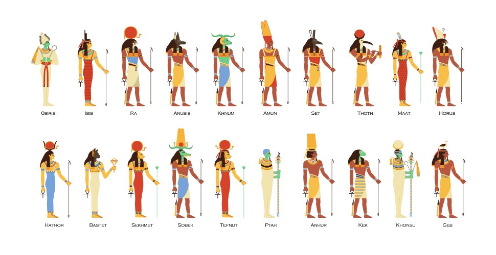 Egyptian Gods Vector Images (over 9,700)