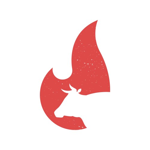 Logo collection set with steak theme Royalty Free Vector