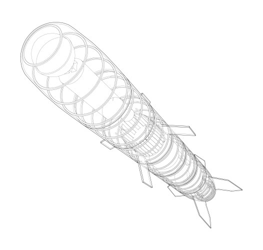Mobile surface to air missile system Royalty Free Vector