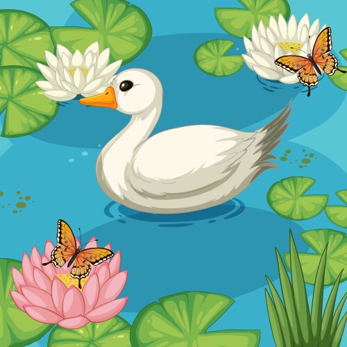 Duck in Water Vector Images (over 10,000)