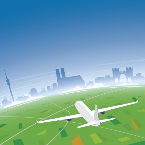 Sydney flight destination Royalty Free Vector Image